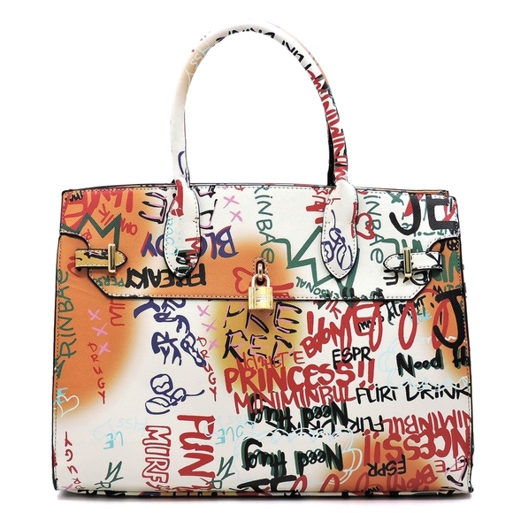 Bags | Graffiti Handbag | Poshmark